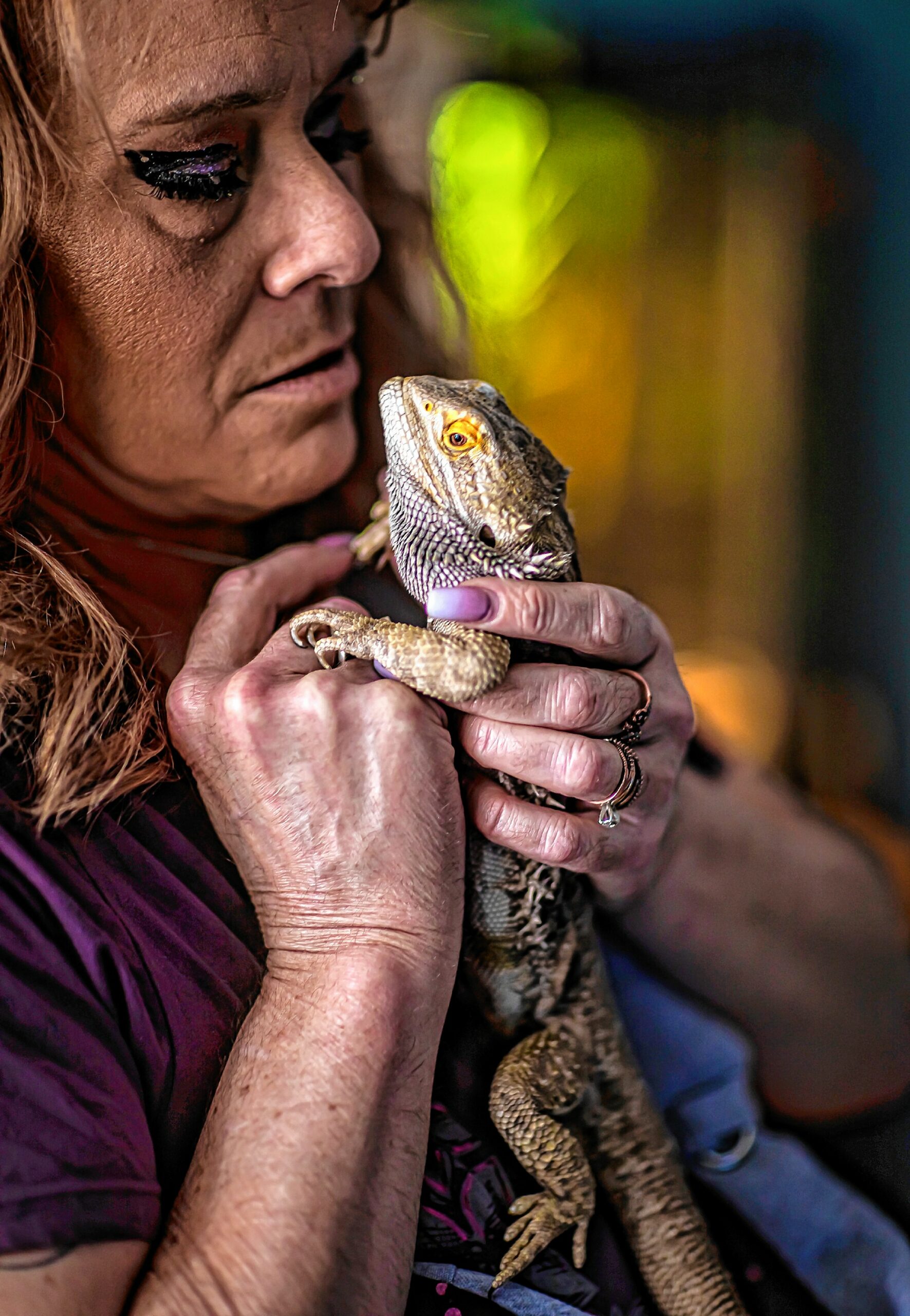 Creature comforts: Michelle Lovely shares a special connection with an ...